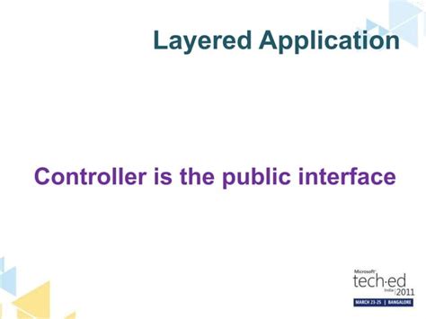 deep dive mvc controller architecture ppt
