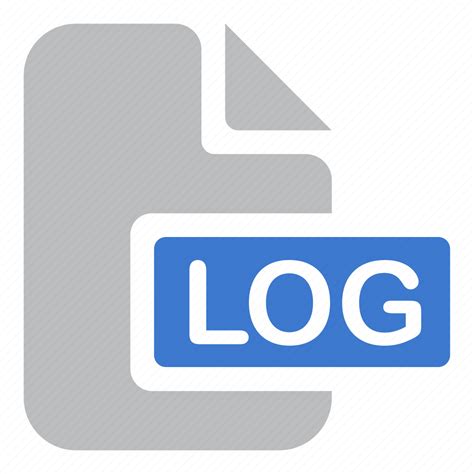 Extension File Log Document Icon Download On Iconfinder