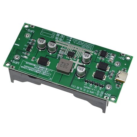 Módulo Ups Carregador De 2 Baterias 18650 Entrada 5v Usb Tipo C E Saída