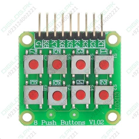 2x4 Matrix Keyboard 8 Pushbutton Keypad V102 Expansion Module For