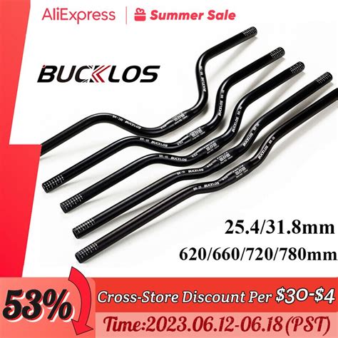 Bucklos 산악 자전거 핸들 바 318mm 254mm 자전거 라이저 바 620660720780mm 알루미늄 합금 Mtb 핸들 바 사이클링 부품