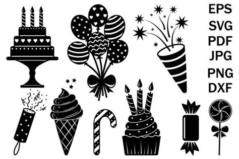 Bundle Festive Attributes Svg Clipart Graphic By Lesinka · Creative Fabrica