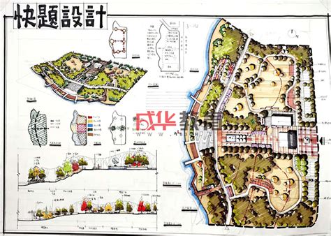 园林景观快题 考研快题 沈阳成华考研
