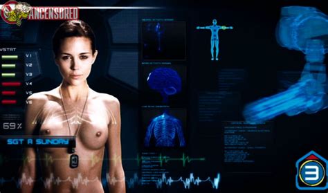 Naked Tanya Van Graan In Starship Troopers Marauder