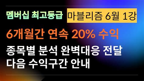 다음 수익구간 안내 종목별 분석 완벽대응 Youtube