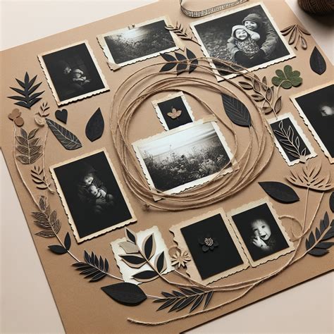Rustic And Elegant Scrapbook Ideas With Brown Paper Elegant Scrapbook
