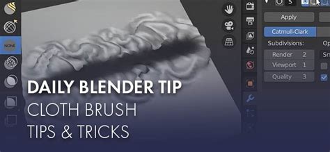 daily blender tip cloth brush tips blendernation