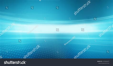 Graphical Abstract Technology Background Curved Light Stock Illustration