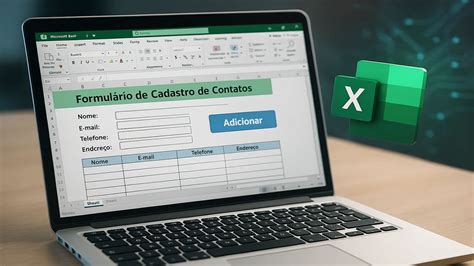 Excel Como Criar Um Formulário Para Cadastro De Contato Automático No Excel Chinarelli Ti
