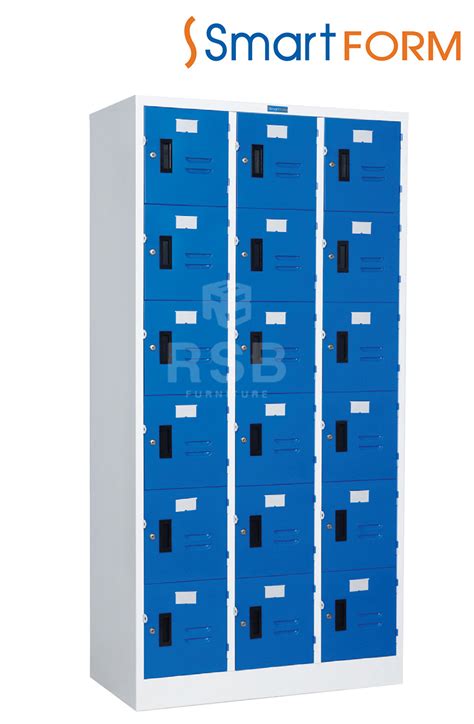 ตู้ล็อคเกอร์ 18 ประตู รุ่น Lk 18 ขนาด 92 X 46 สูง 183 Cm รหัส 4076 โต๊ะทำงาน โต๊ะคอมพิวเตอร์