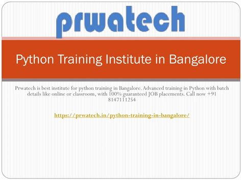 PPT Python Training Institute In Bangalore PowerPoint Presentation Free Download ID