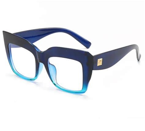 Oversized Square Glasses Susie Que Cosmetics