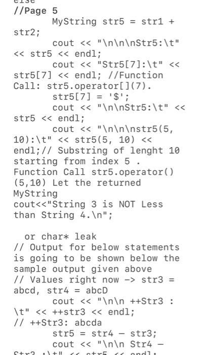 Solved Operator Overloading You Are Given A Cpp File