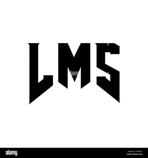 Lms Letter Logo Design For Technology Company Lms Logo Design Black