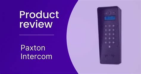 Paxton Intercom Review Overview Pricing Best Alternatives