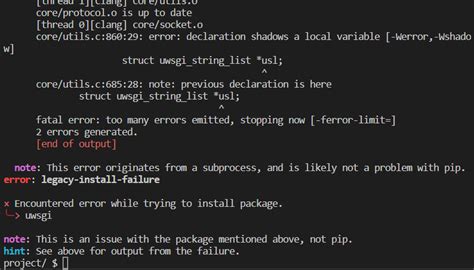 Installing Uwsgi Rcs50