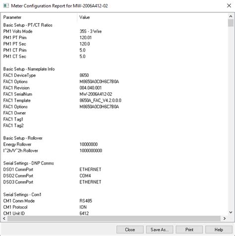 Solved Powerlogic Ion 8650 Offline Meter Data Report Schneider Electric Community