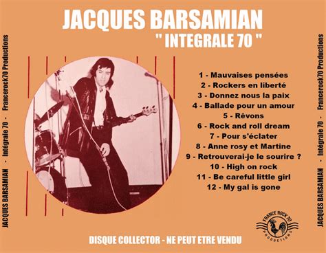 Jacques Barsamian Les Années 70s
