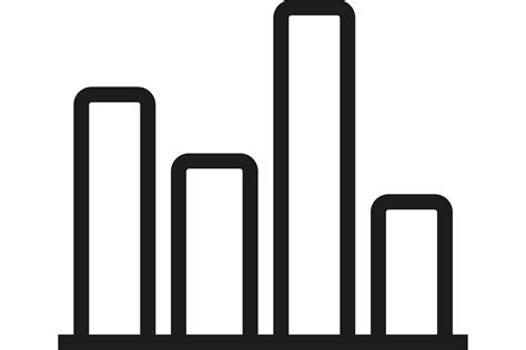 Bar Chart Line Icon Diagram Research Graphic By Pch Vector · Creative Fabrica