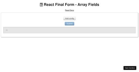 🏁 react final form field arrays react beatiful dnd as drag and drop forked codesandbox