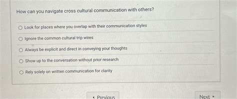 Solved How Can You Navigate Cross Cultural Communication
