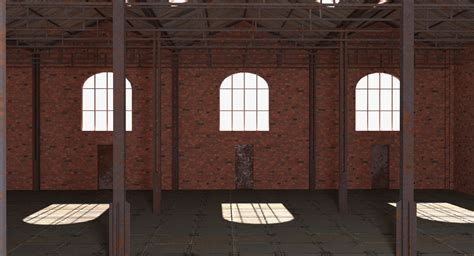 오래 된 벽돌 창 고 내부 3d 모델 28 Fbx Max Obj Free3d