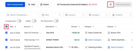 How To Download A Statement Of My Transactions Csv File Export Baselane