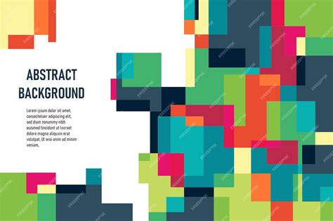 Premium Vector Abstract Colorful Geometric Background