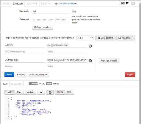 C Mailgun Email Validation Response Stack Overflow