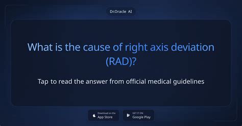 What Is The Cause Of Right Axis Deviation Rad