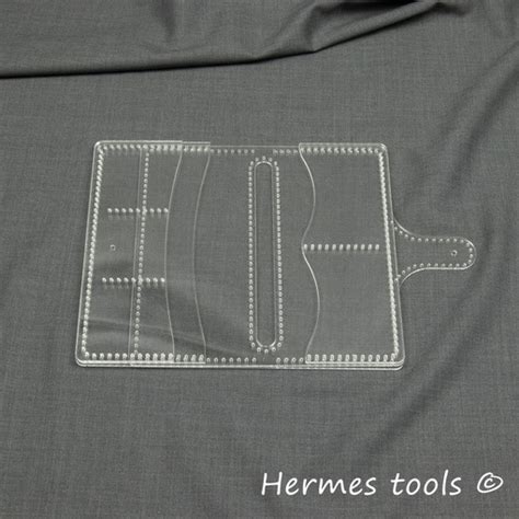 Лекало Портмоне лонгер Classic Шаг 5 мм ЛПЛ 009 Шаблон для шитья портмоне Шаг пробойника