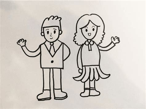 爸爸妈妈的本领简笔画幼儿园（漂亮17张） 简笔画图片大全