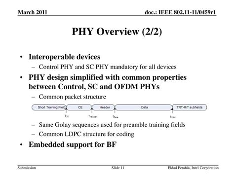 ppt ieee 802 11ad overview for cwpan powerpoint presentation free download id 2390151