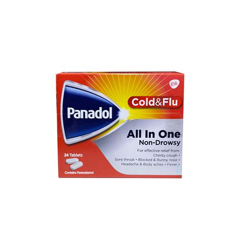 Panadol Cold And Flu All In One 24tab Pharmazone