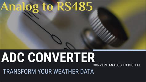 Analog To Digital Rs485 Converter For Weather Sensors