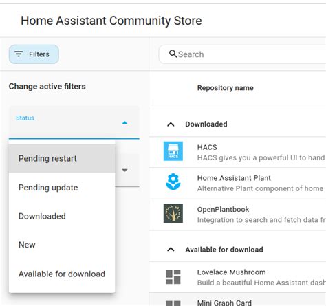 No Frontend Or Other Tabs In Hacs Third Party Integrations Home Assistant Community