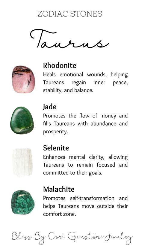 Zodiac Stone Taurus