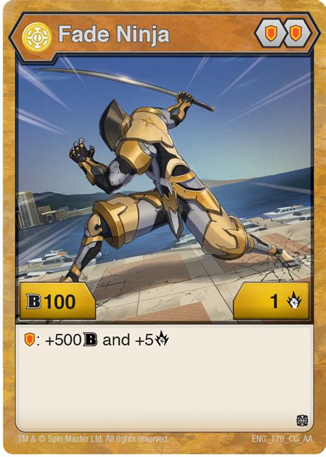 Aurelus Fade Ninja Age Of Aurelus The Bakugan Wiki