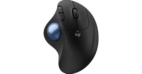 Logitech Ergo M S Wireless Trackball Mouse Graphite