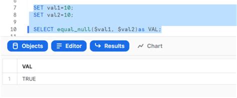 snowflake null functions nvl2 zeroifnull equal null is null value