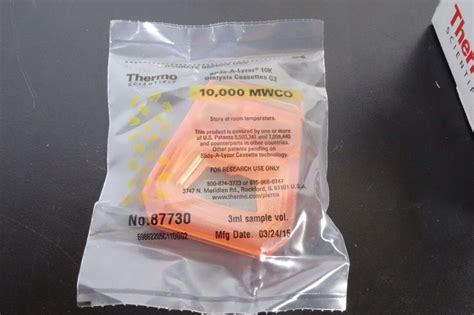 New Thermo Scientific 87730 Slide A Lyzer Dialysis Cassette G2