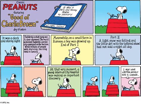 Blogparade „it Was A Dark And Stormy Night “ Schreiben Mit Snoopy