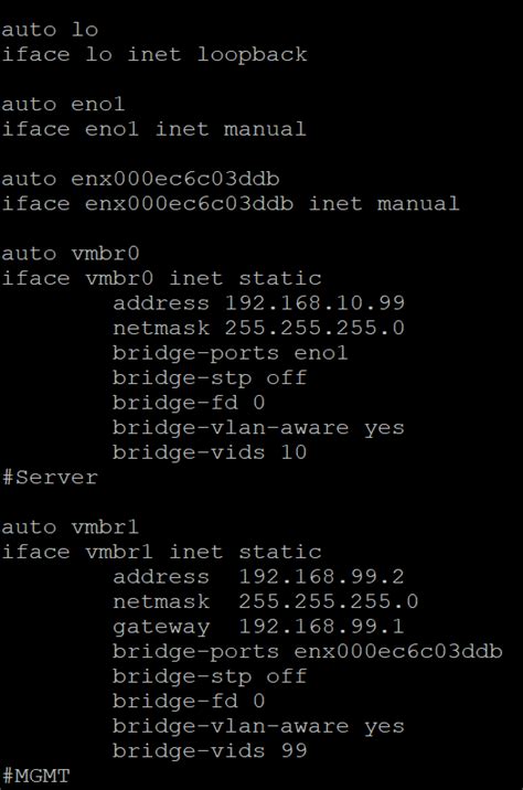 Help With Network Configuration R Proxmox