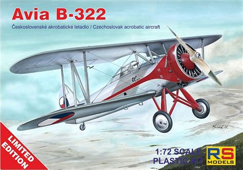 Rs Models Rs94002 Avia B 322 Czechoslovak Aerobatic Aircraft