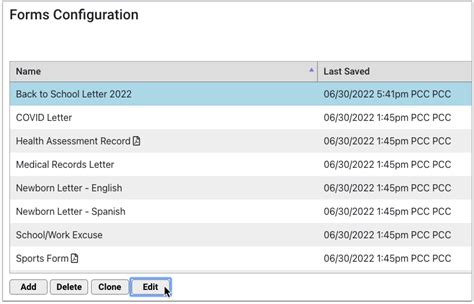 Create And Manage Forms In Pcc Ehr Pcc Learn