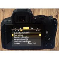 How To Reset Canon Camera How To Reset Canon Camera