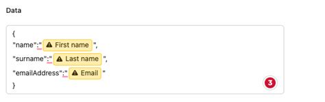 Why In Custom Actions The Request To The Api Endpoint Is Not Triggered When Last Name Is