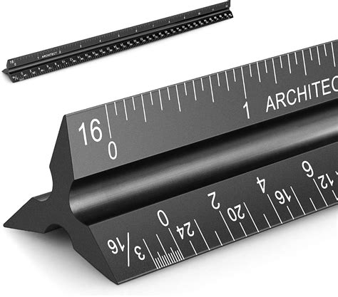12 Architectural Scale Ruler Aluminum Architect Scale
