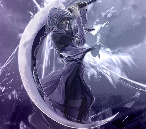 Anime Scythe Girl Wallpapers Wallpaper Cave