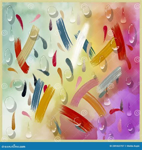 Water Drop Effect Stock Illustration Illustration Of Purple 289363707